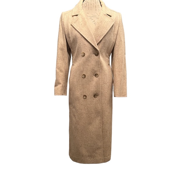 Vintage | Jackets & Coats | Vintage Alorna Italian Wool And Linen Long ...